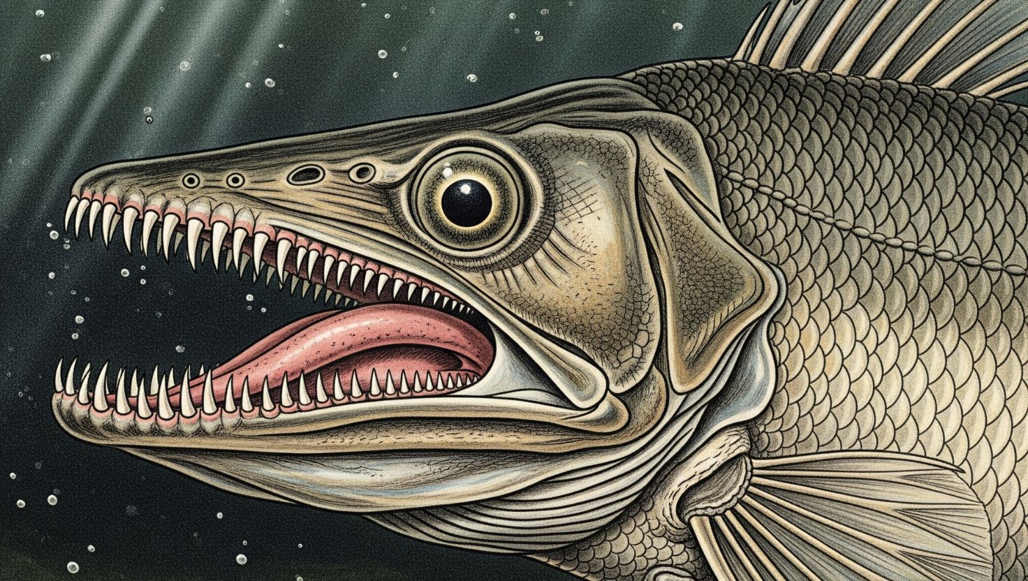 Peixe com dentes na língua: o fóssil mais antigo do tipo